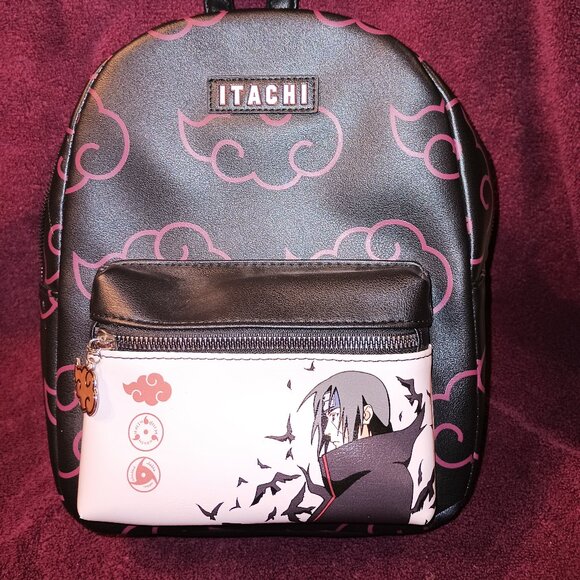 Naruto | Bags | Naruto Shippuden Itachi Akatsuki Mini Backpack | Poshmark
